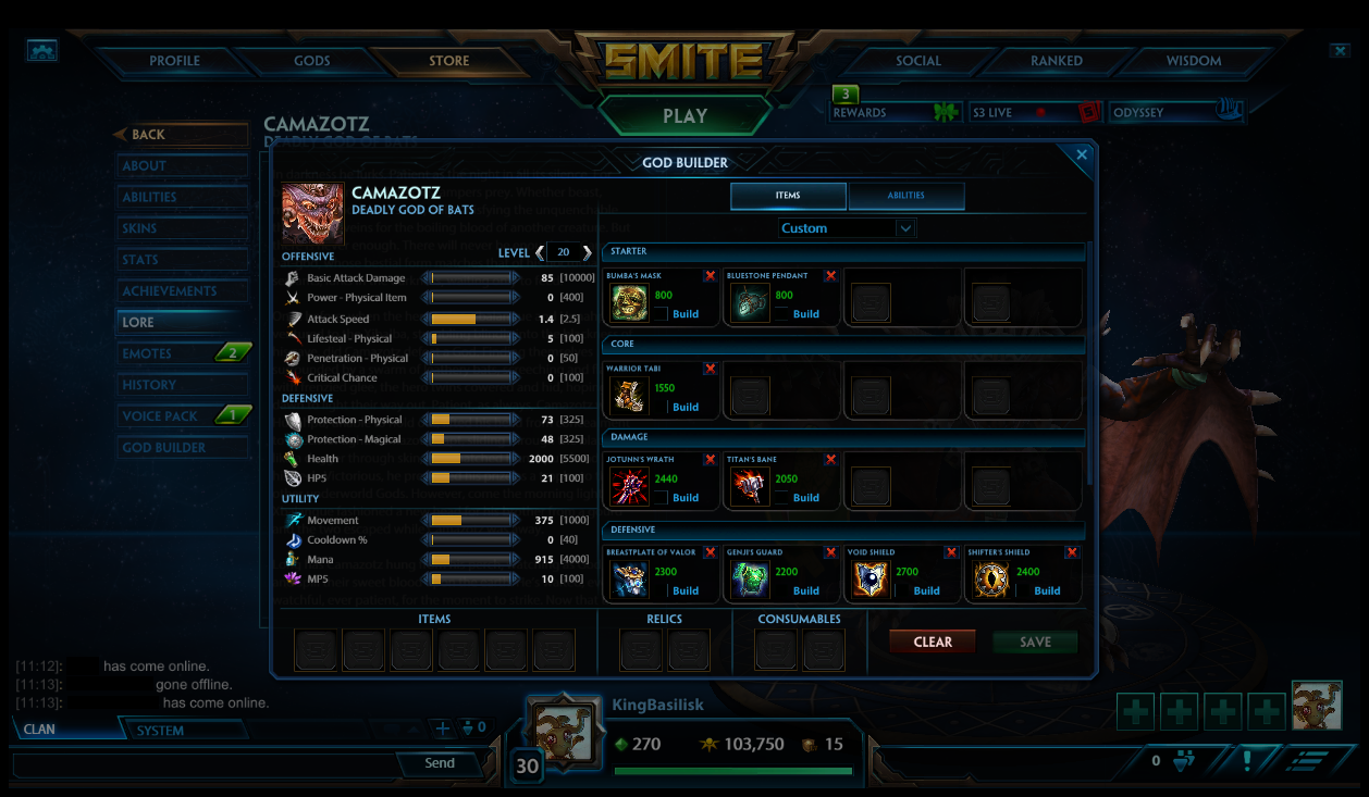 Smite: Camazotz overview – GitGudGame